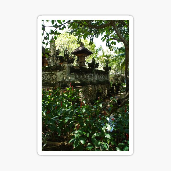 "Balinese Temple" Sticker for Sale by jellyja | Redbubble