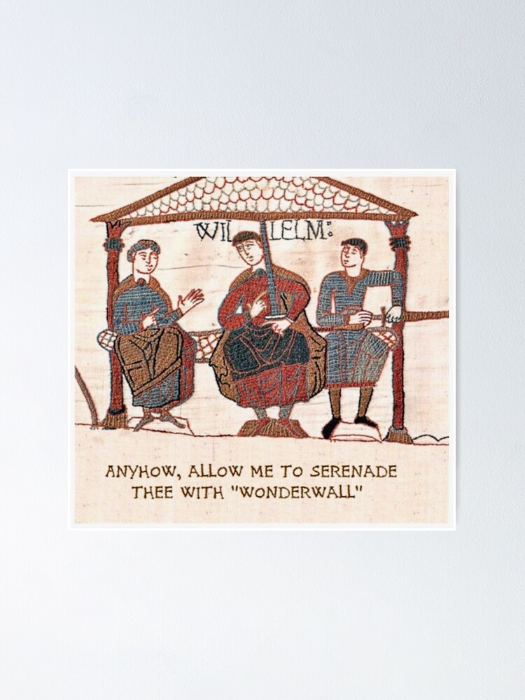 "Here's WonderWall" Poster for Sale by Russell1406 | Redbubble