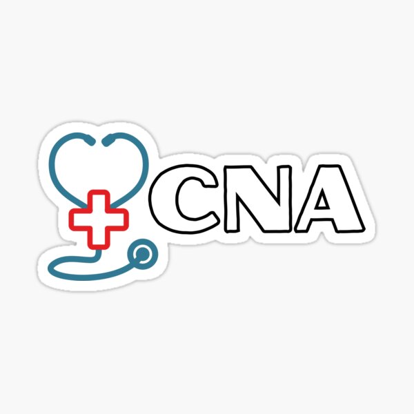 "CNA Nurse Assistant with stethoscope (white text)- CNA Certified Nurse ...