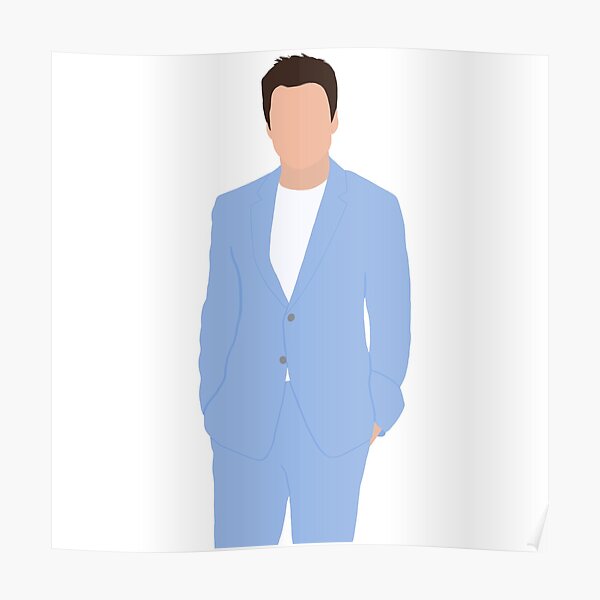 "Sebastian Stan blue suit" Poster by Fifi263 | Redbubble