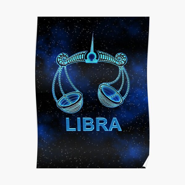 "Libra Zodiac Sign" Poster for Sale by Edpod | Redbubble