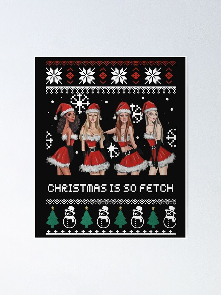 " Christmas Is So Fetch" Poster for Sale by NaturalArt79 | Redbubble