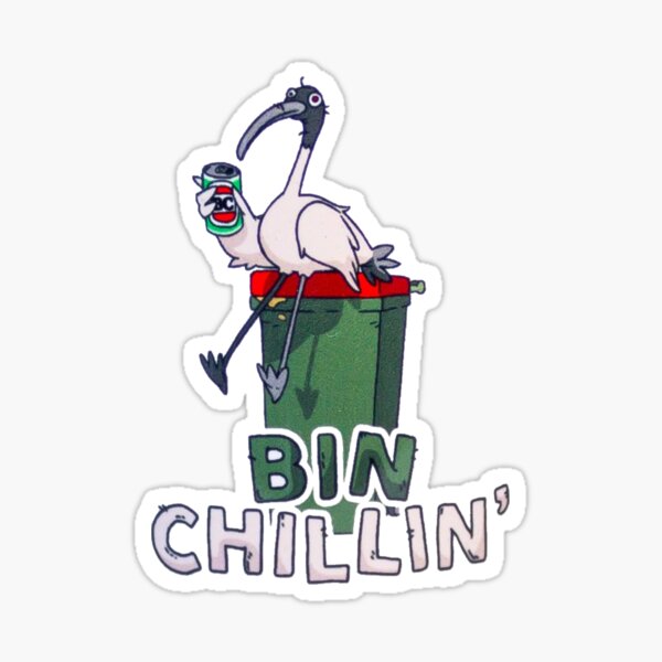 "Funny Australian Bin Chicken" Sticker for Sale by treasunpearl | Redbubble