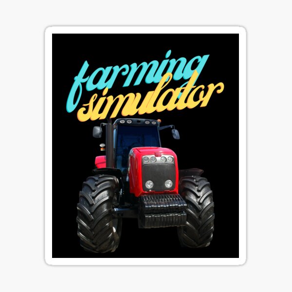 "farming simulator" Sticker for Sale by futureone | Redbubble