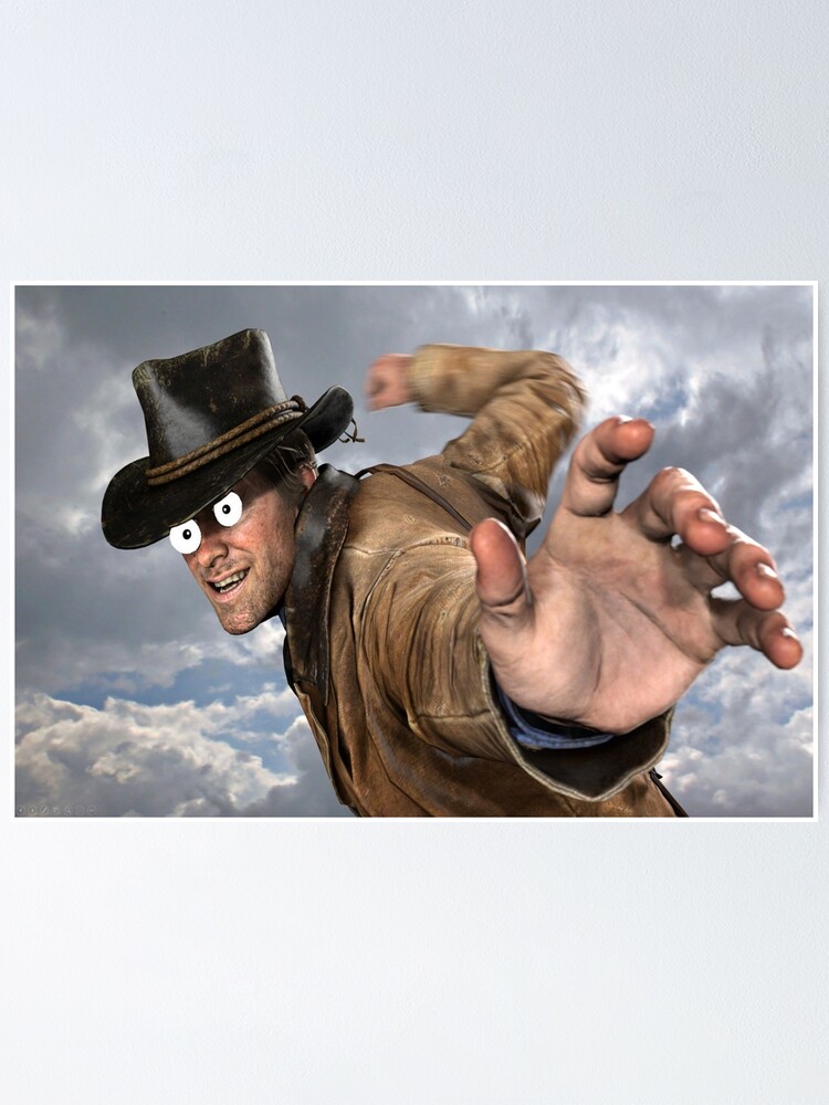 "Arthur Morgan Pepe Punch" Poster by XTorraytor | Redbubble