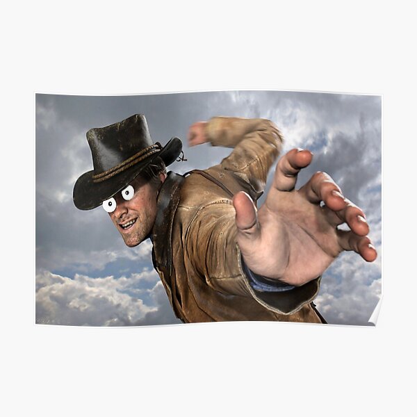"Arthur Morgan Pepe Punch" Poster by XTorraytor | Redbubble