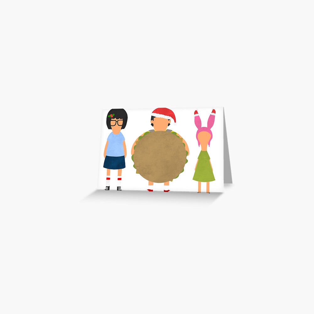 Tina Gene And Louise Christmas Style Greeting Card For Sale By Iafct Redbubble