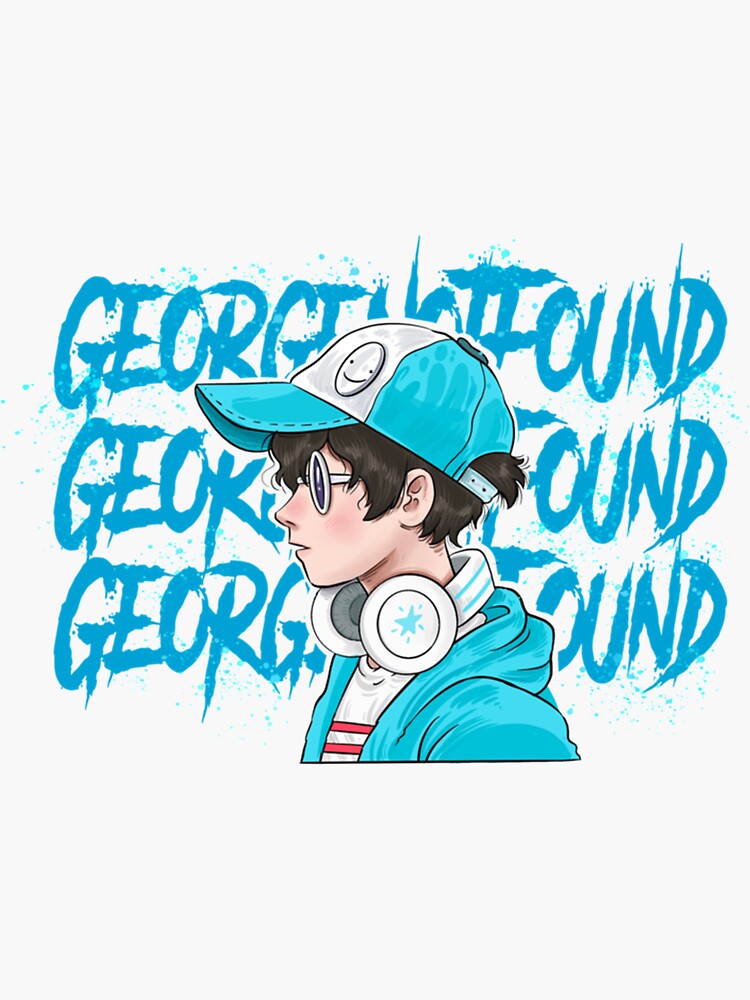 "george not found " Sticker for Sale by Isaacbond886 | Redbubble