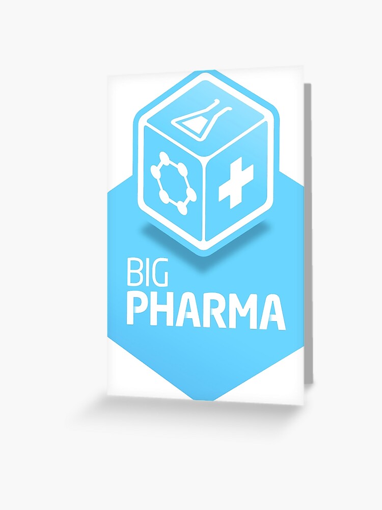 "Big Pharma Logo" Greeting Card for Sale by VelocityLP | Redbubble