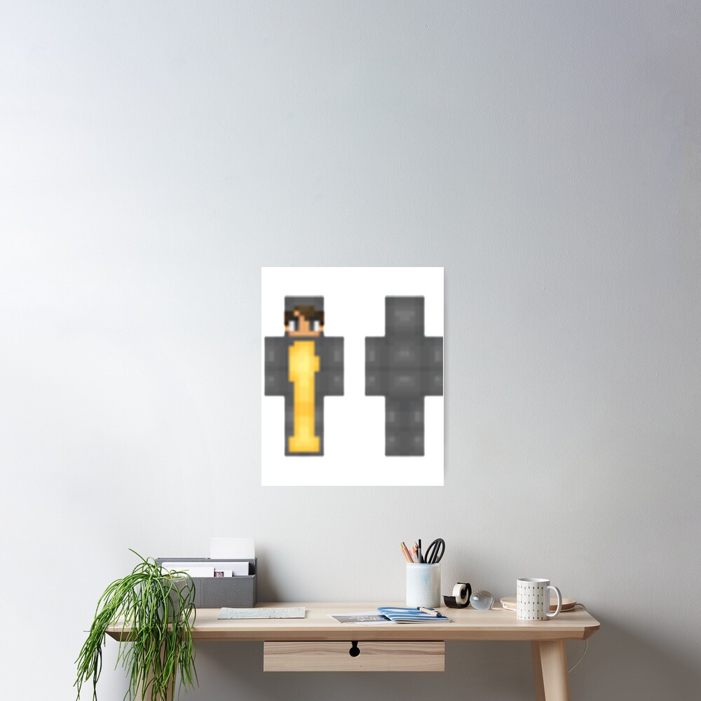 "Slogo Minecraft Skin " Poster for Sale by Marukoshop | Redbubble