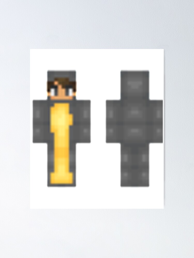 "Slogo Minecraft Skin " Poster for Sale by Marukoshop | Redbubble