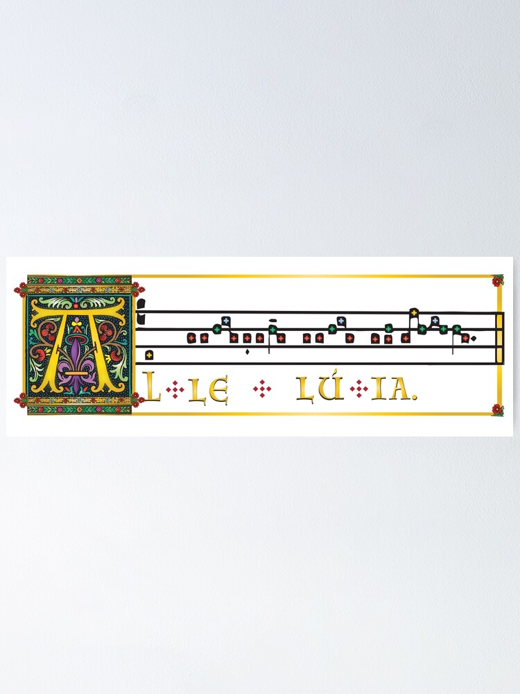 "Alleluia" Poster for Sale by JAMES RIDLEY | Redbubble