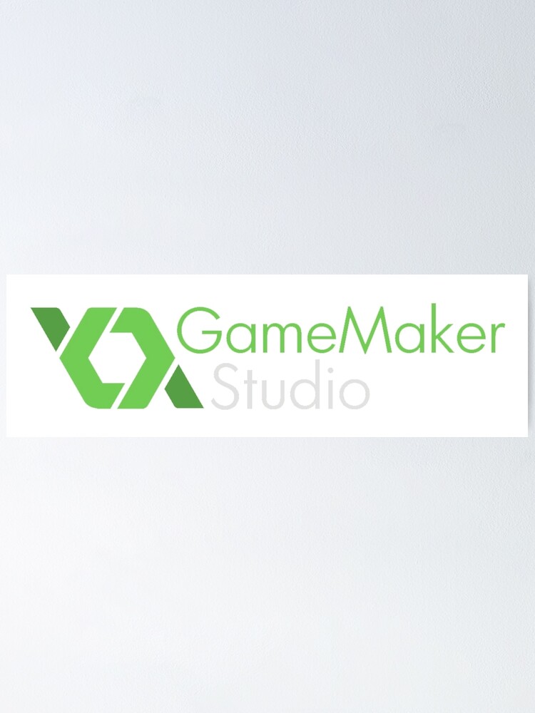 Póster «Gamemaker: Studio Logo» de VelocityLP | Redbubble