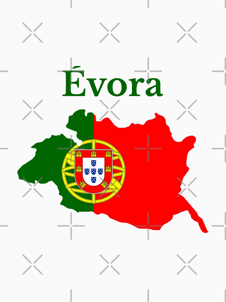 "Evora District Map Design, Portugal." T-shirt for Sale by marosharaf ...