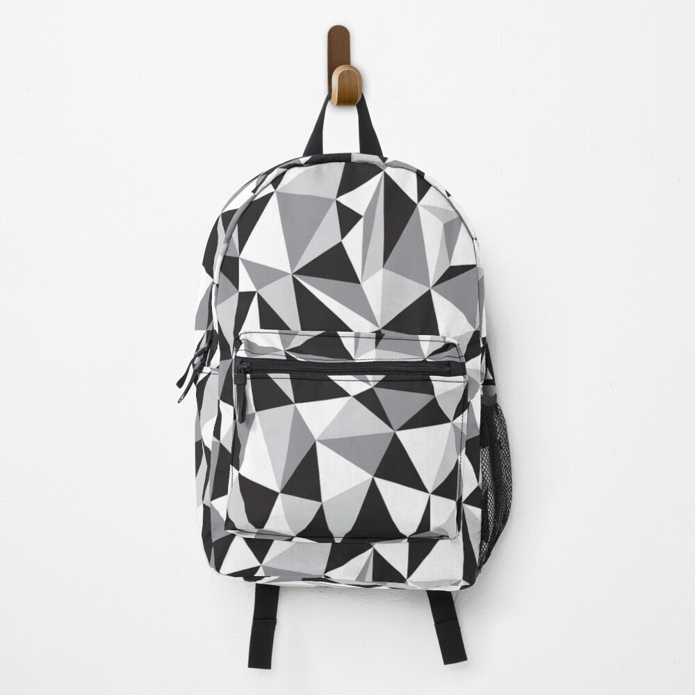 "Triangular Gray Mosaic Pattern" Backpack for Sale by Scubedesign ...