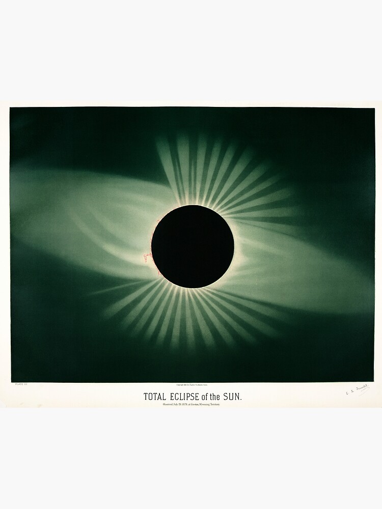 "Total Eclipse of the Sun - Vintage" Poster for Sale by tulah-of-venus ...