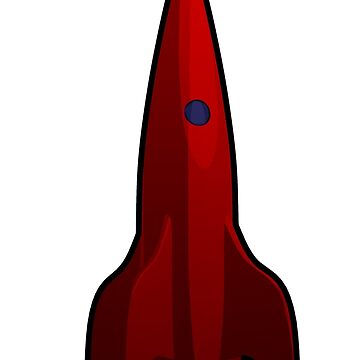 "Red Rocket" Sticker for Sale by sperraton | Redbubble