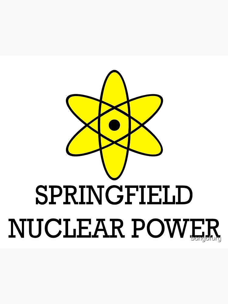 "Springfield Nuclear Power" Poster for Sale by bongofury | Redbubble