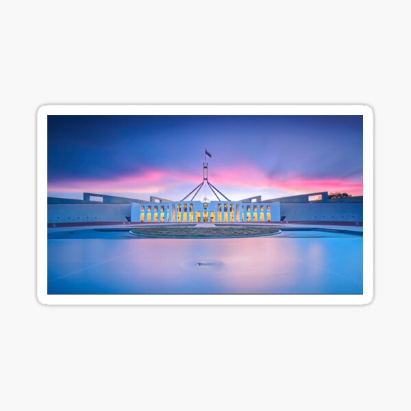 "Canberra Australia" Sticker for Sale by Sofia-Draws | Redbubble