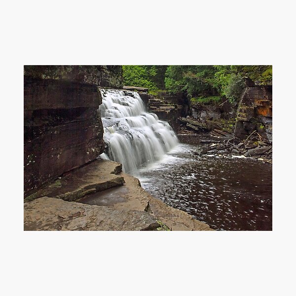 "Canyon Falls, L`Anse, Michigan USA" Photographic Print for Sale by ...