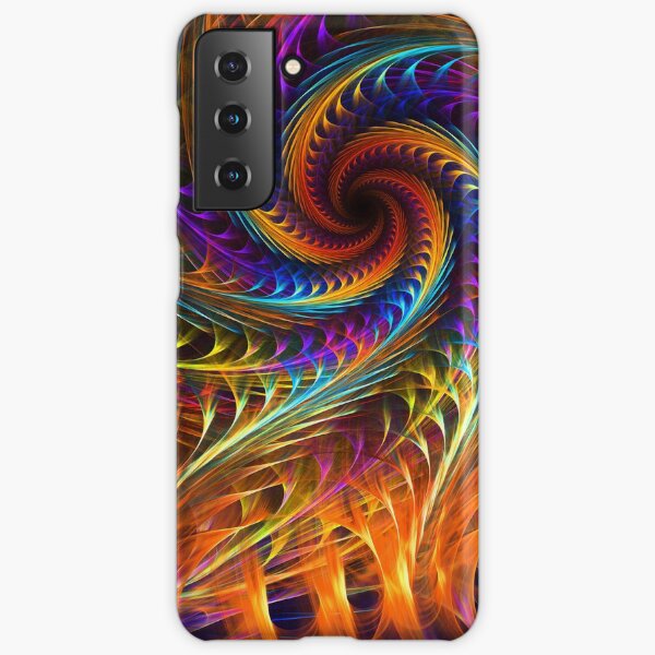 ""Pinwheel Dreams" - Abstract Spiral Fractal Art" Samsung Galaxy Phone ...
