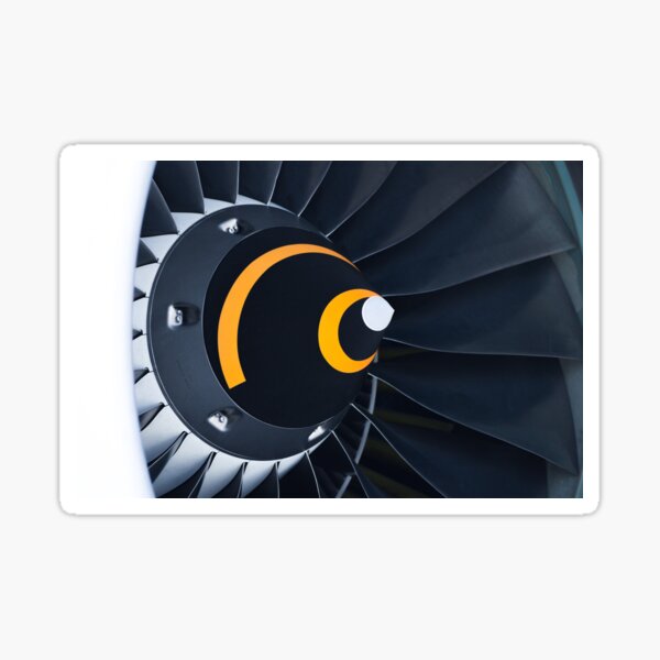 "Engine turbine fan" Sticker for Sale by Umby88 | Redbubble