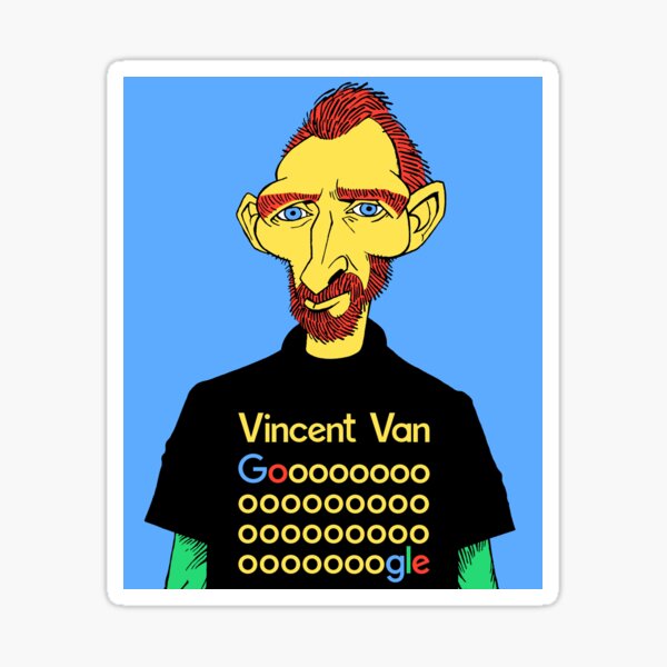 "Vincent, Reynerio Tamayo" Sticker for Sale by BackroomArt | Redbubble
