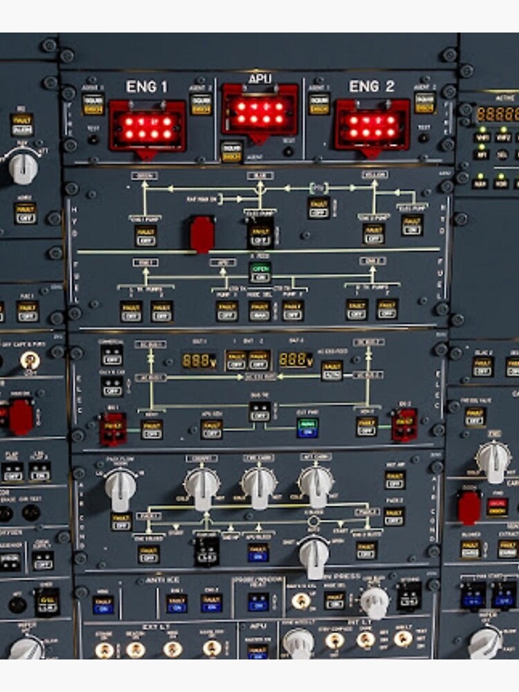 "Airbus A320 Overhead Panel" Mounted Print for Sale by Ljubo339 ...