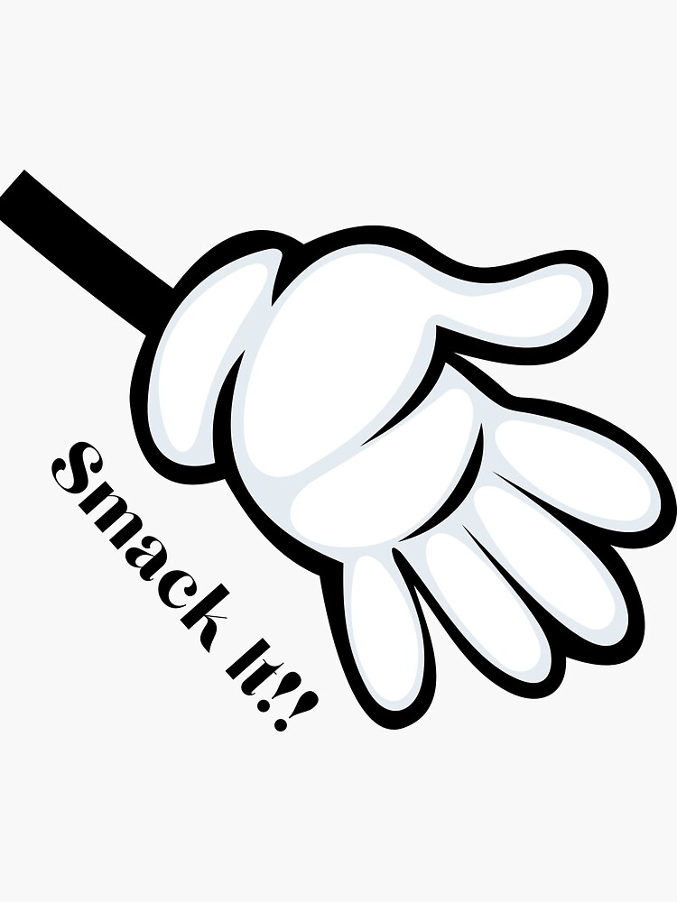 "Smack It" Sticker for Sale by StudiobyBruce | Redbubble