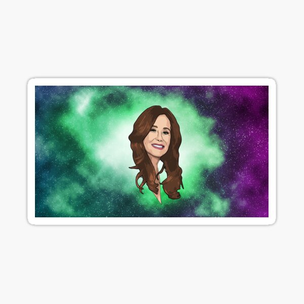 "Mary McDonnell - Sharon Raydor (galaxy background)" Sticker for Sale ...