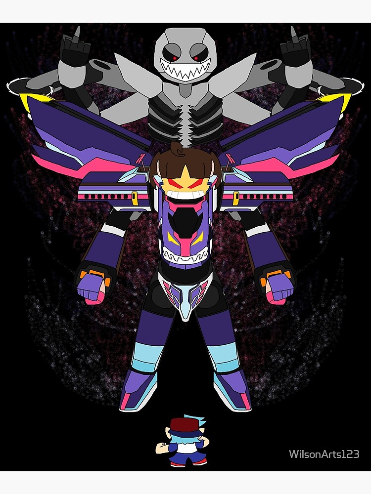 "FNF - Boyfriend vs. Shinkalion QT and KB" Poster by WilsonArts123 ...