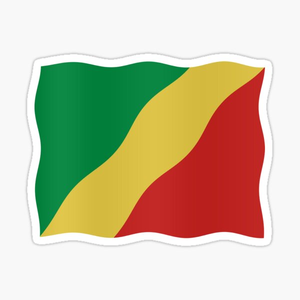 "Congo Flag" Sticker by stuwdamdorp | Redbubble