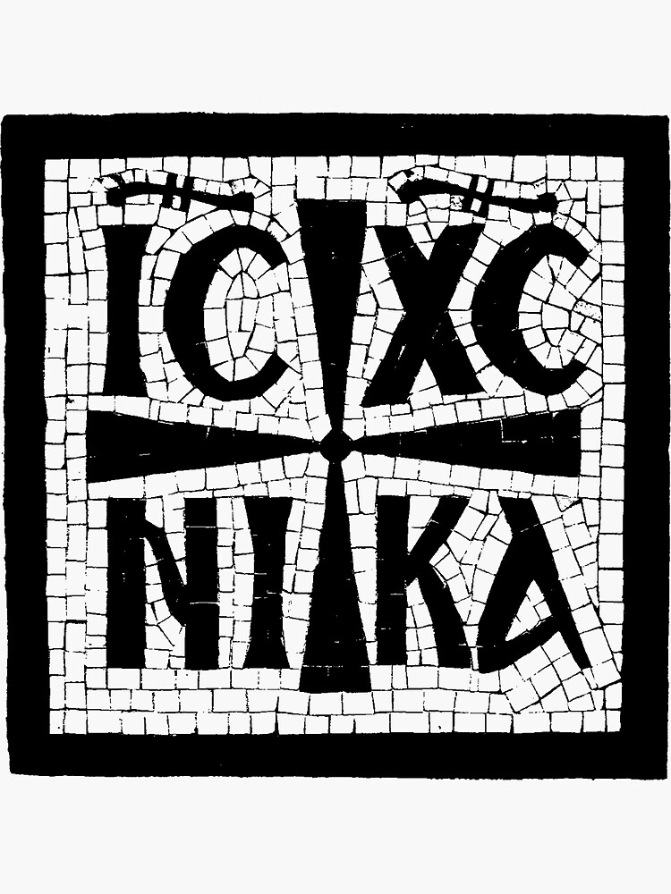 "ic xc nika" Sticker for Sale by FAIRFORDIAN | Redbubble
