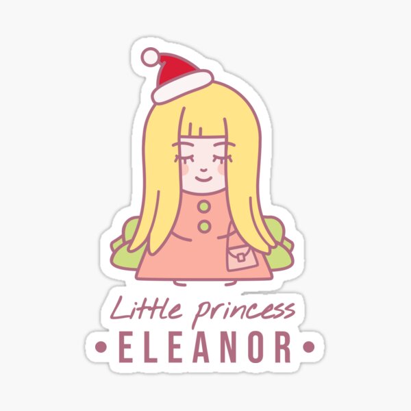 "Little princess Eleanor | Merry Christmas | Happy New Year" Sticker ...