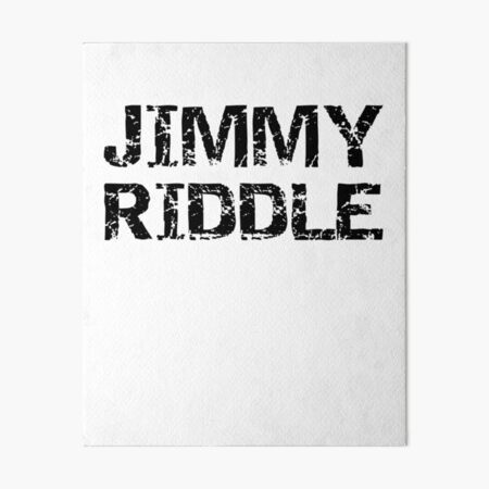 "JIMMY RIDDLE UK BRITISH SLANG JaCorin " Art Board Print by JaCorin ...
