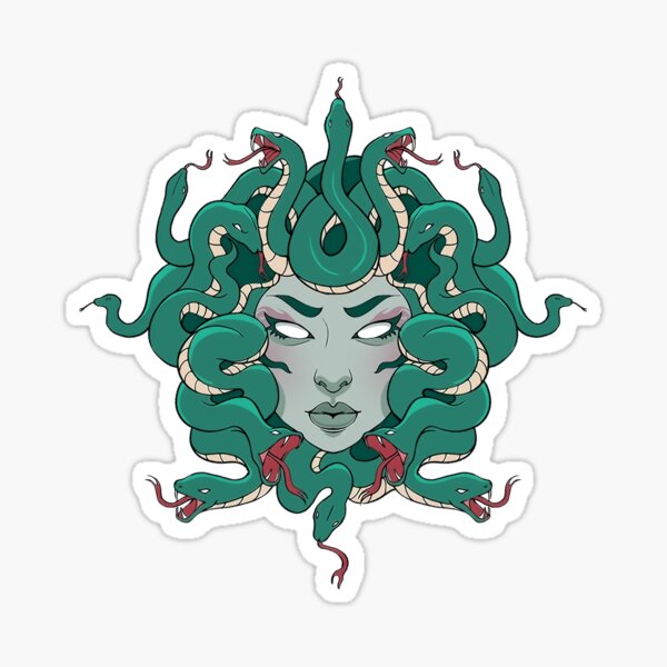 "Medusa" Sticker for Sale by Cosix | Redbubble