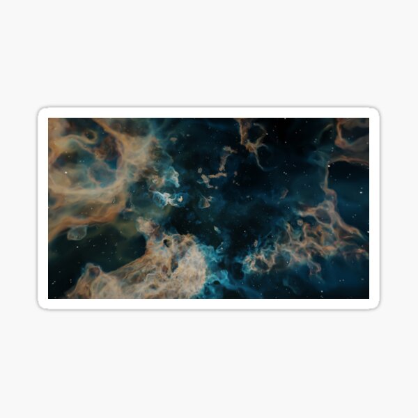 "Awesome nebula Galactic Space Design v4" Sticker by Alel | Redbubble