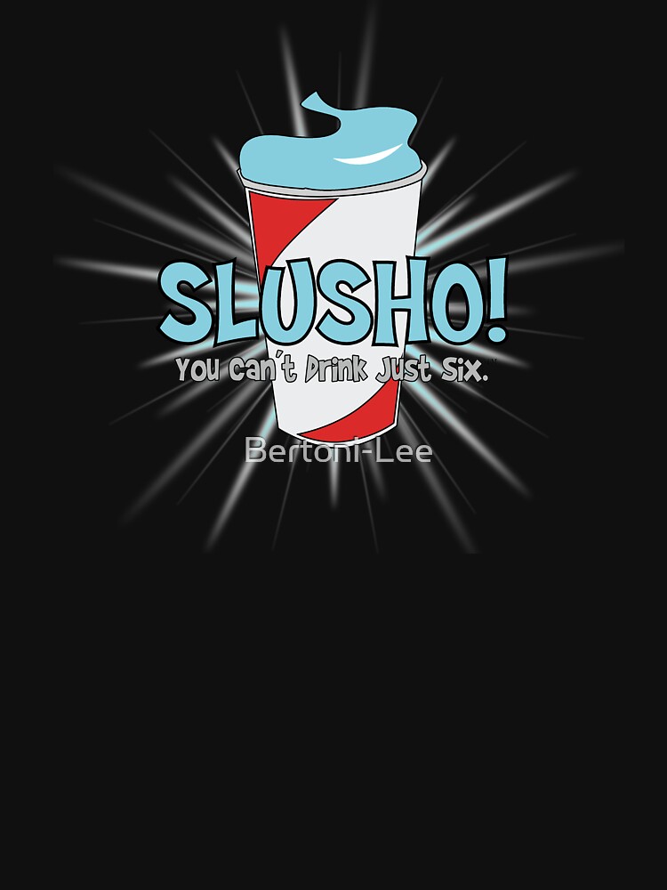 "SLUSHO" Essential T-Shirt by Bertoni-Lee | Redbubble
