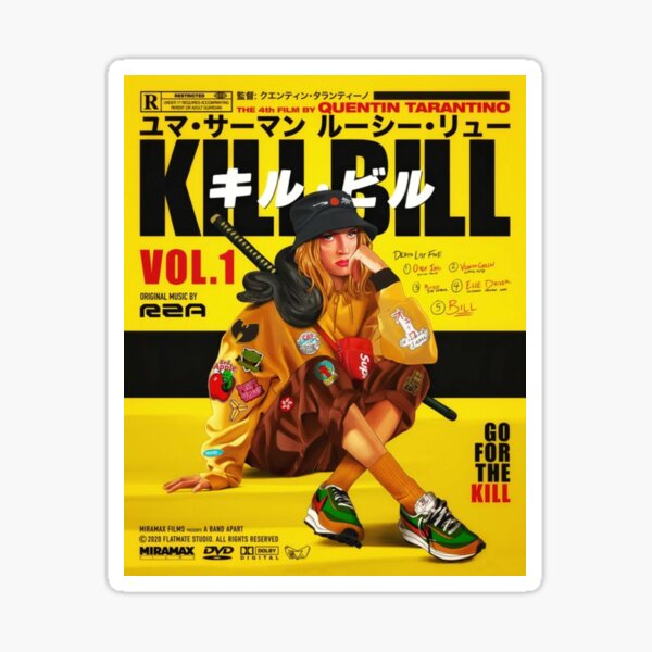 "Kill bill" Sticker by onlyeuge | Redbubble