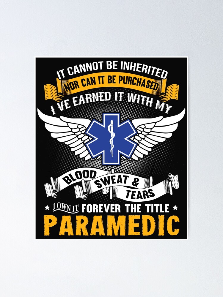 "Paramedic Girl" Poster for Sale by Mikesgordon | Redbubble