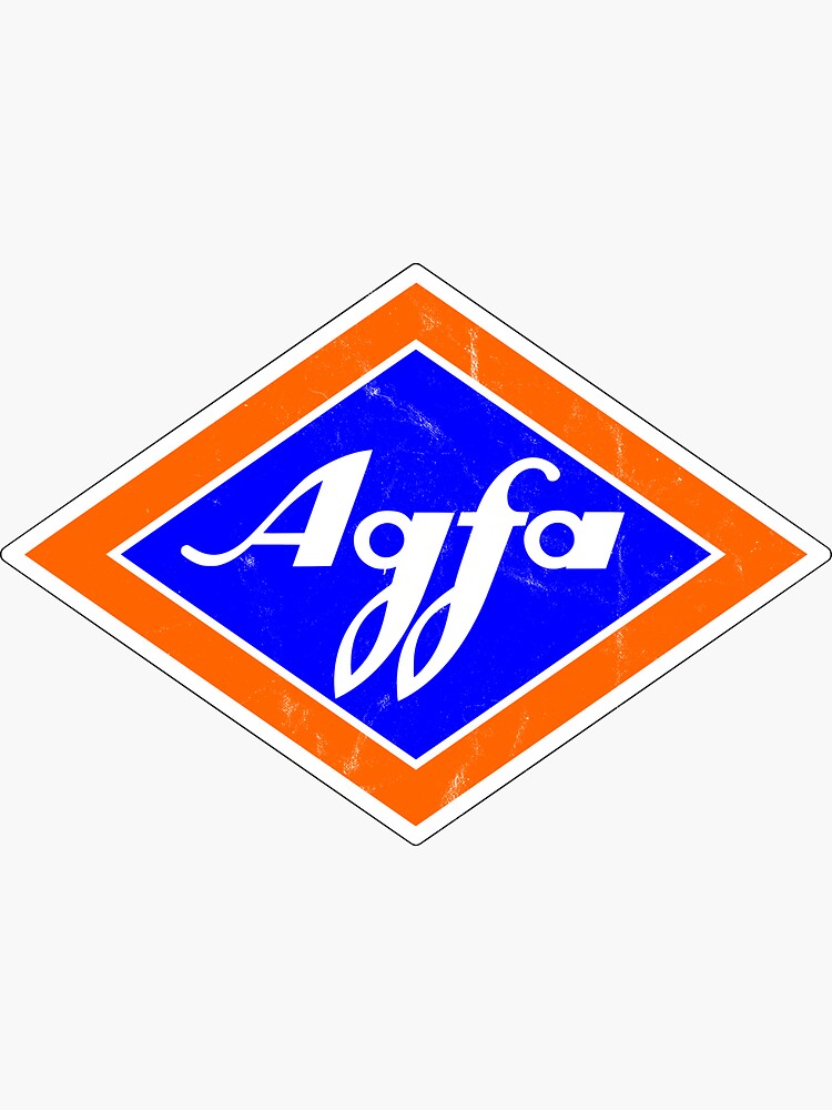 "Retro Agfa Film Logo from 1960s" Sticker for Sale by neilcooperphoto ...