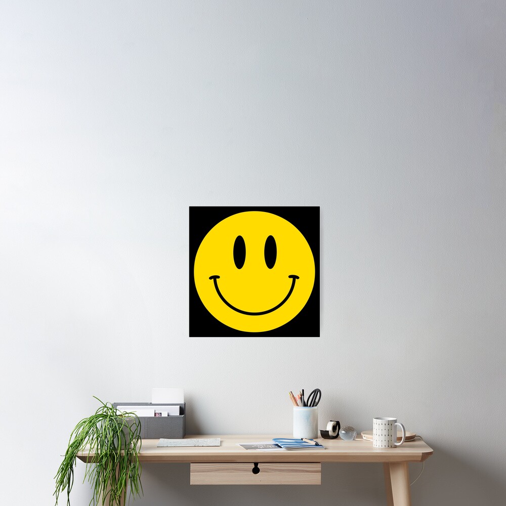 "Classic Smiley Face ® Acid House Rave Techno" Poster by coolghostclub ...