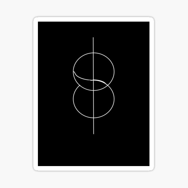 "Reality Shifting Symbol" Sticker for Sale by CassWallace26 | Redbubble