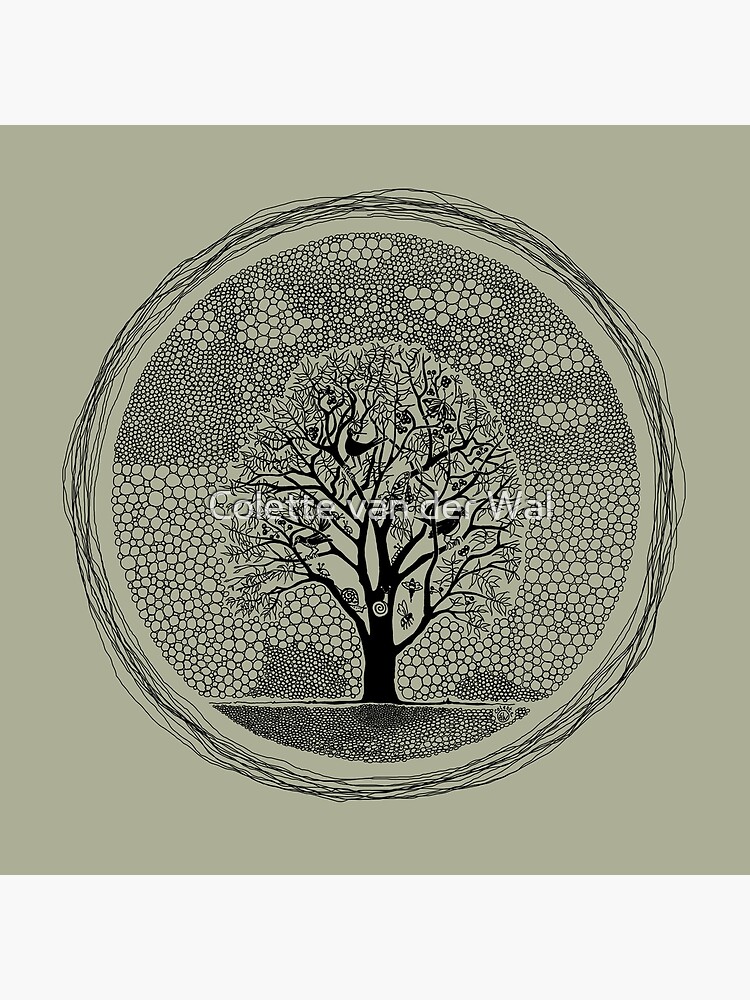 "NOT Just a Tree (Olive Sprig background)" Poster for Sale by Colette ...