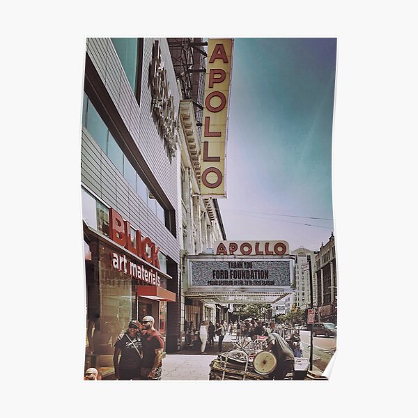 "Apollo Theater, Harlem " Poster for Sale by eleonoraingrid | Redbubble