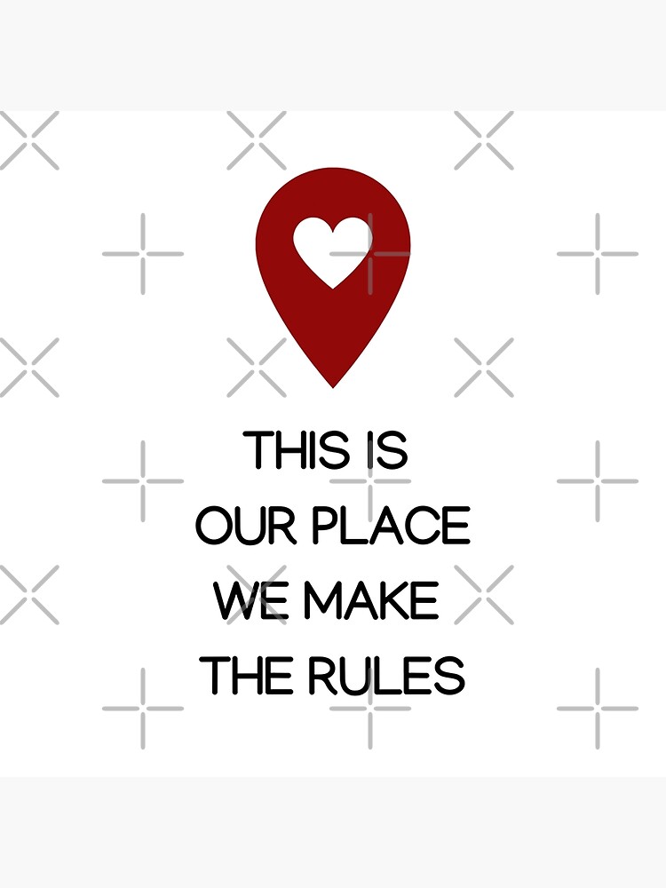 "This is our place, we make the rules - Lover / Taylor Swift" Poster ...