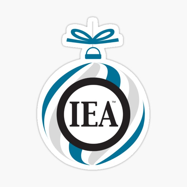 "IEA Blue Ornament" Sticker for Sale by OfficialRideIEA | Redbubble