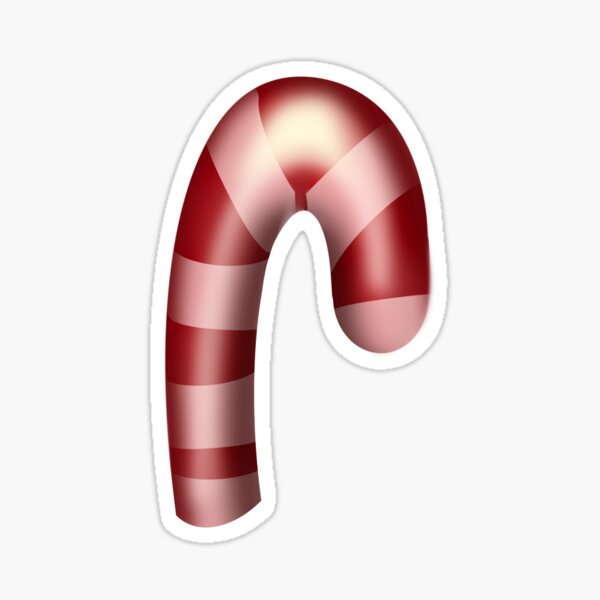 "Candy cane" Sticker by chelsealovesyou | Redbubble