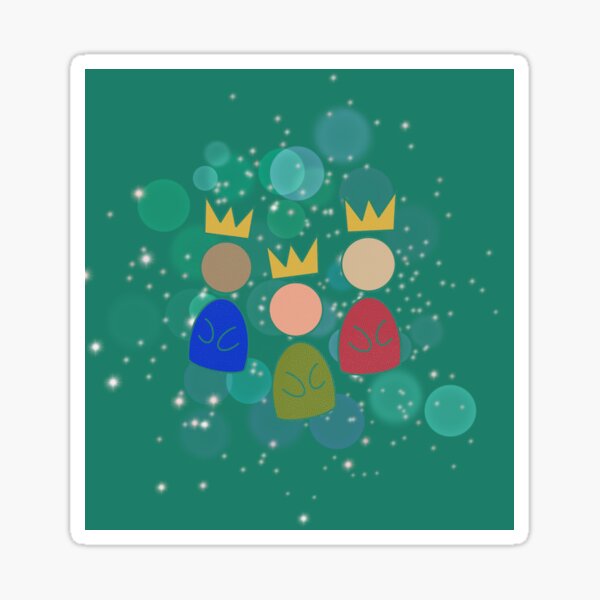"Three Kings" Sticker by Oteliex | Redbubble