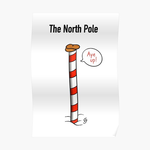 "The North Pole" Poster for Sale by GarryVaux | Redbubble